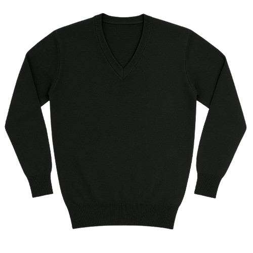 Long Sleeve V-Neck Work Jersey – Knitted | CraftPro