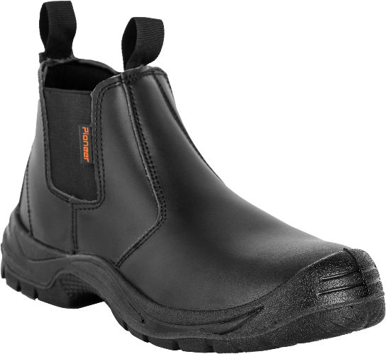 Pioneer Chelsea STC Safety Boot – Black/Brown | CraftPro